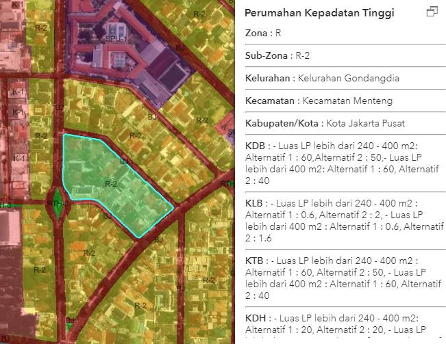 Cara Membaca Informasi Rencana Detail Tata Ruang (RDTR) dengan Ilustrasi - Penilaian.id